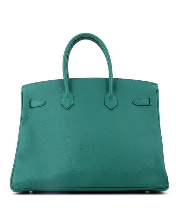 Hermès Birkin 35 Epsom Leather & Palladium Hardware Satchel