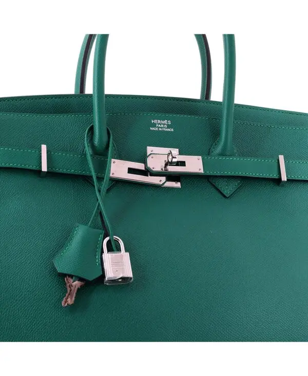Hermès Birkin 35 Epsom Leather & Palladium Hardware Satchel