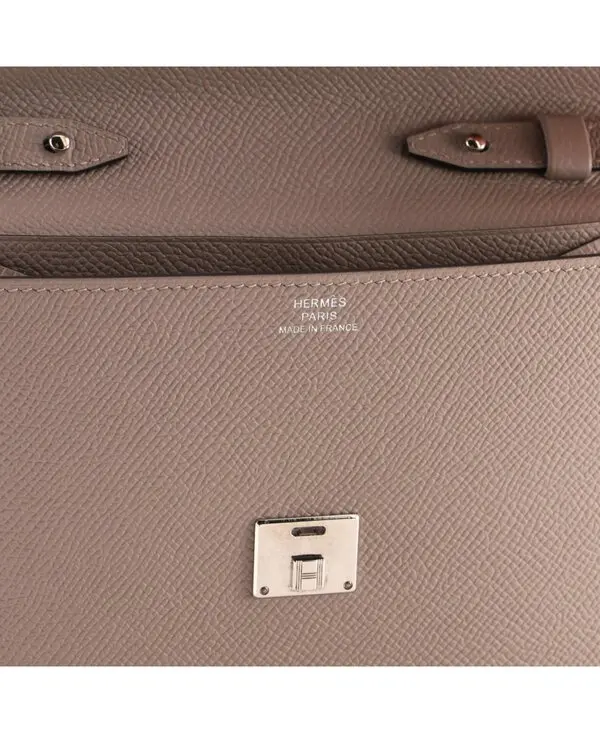 Hermès 16 Clic Epsom Leather Wallet On Strap
