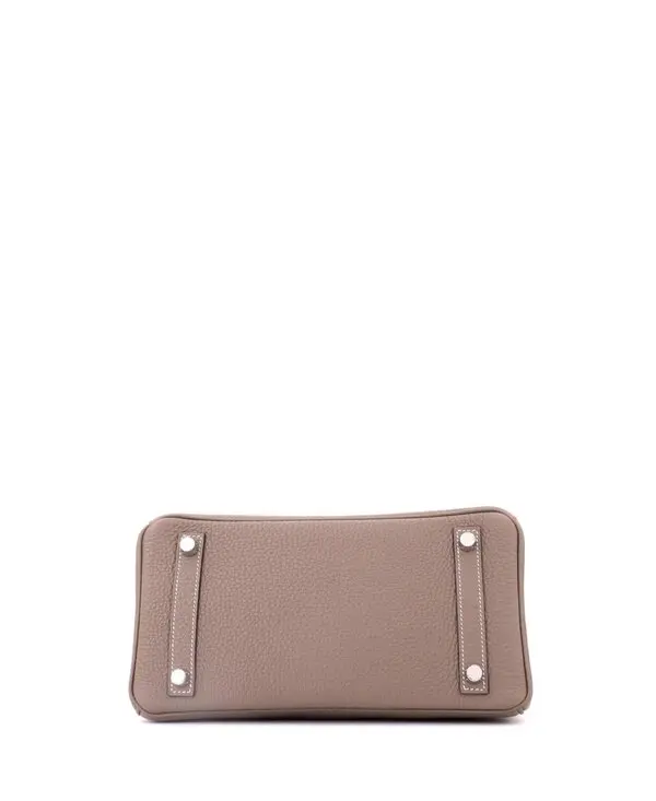 Hermès Birkin 25 Handbag Grey Togo With Palladium Hardware - Etoupe