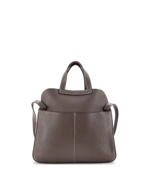 Hermès Halzan Convertible Leather Shoulder Bag