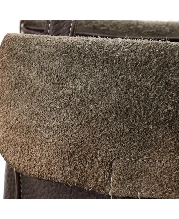 Hermès Halzan Convertible Leather Shoulder Bag