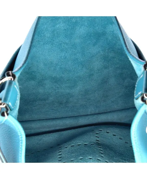 Hermès Gm Evelyne Bag Gen Iii Clemence - Blue
