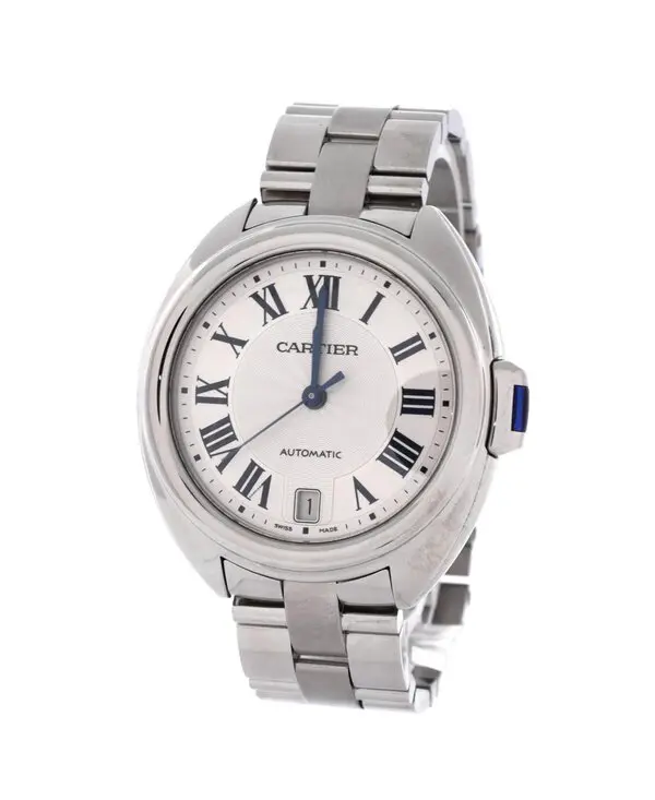 CARTIER Cle De Automatic Watch In Stainless Steel 35mm
