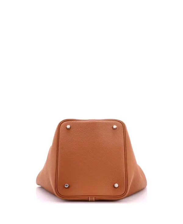 Hermès Mm Picotin Lock Bag Clemence - Brown