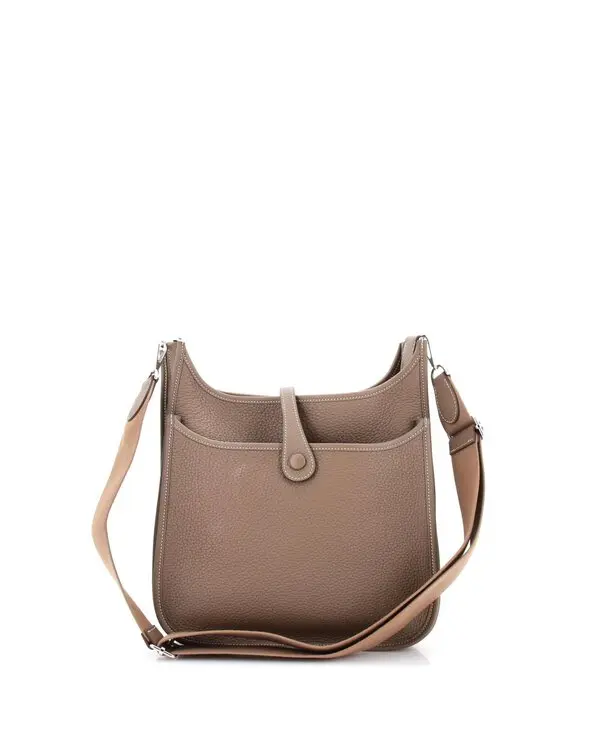 Hermès Pm Evelyne Bag Gen Iii Clemence - Gray