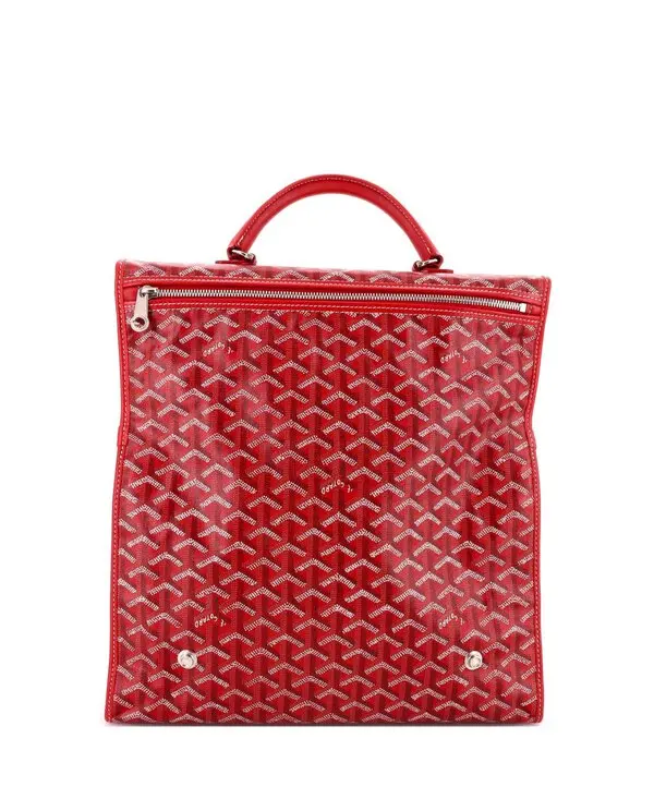 Goyard Saint Leger Briefcase Backpack Coated Canvas