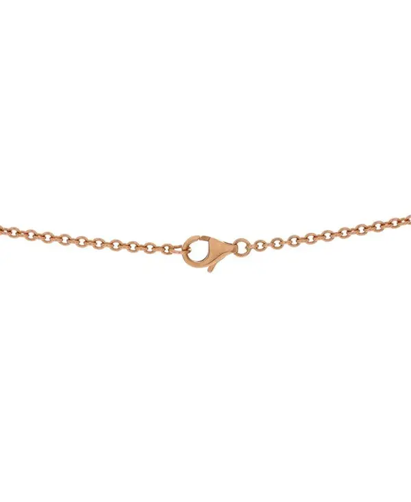 CARTIER Love Interlocking Necklace 18k Rose Gold, 17.25