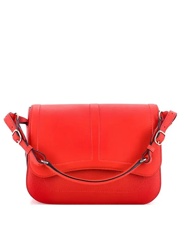 Hermès Harnais Shoulder Bag Epsom And Tadelakt - Red