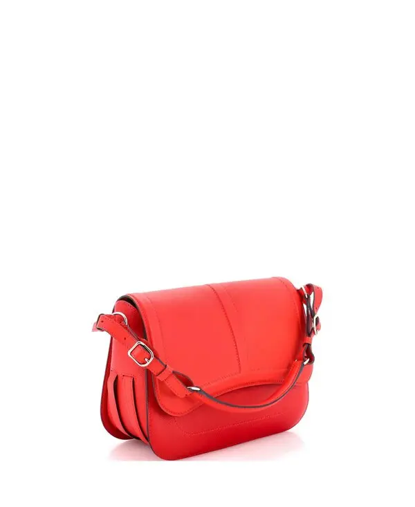 Hermès Harnais Shoulder Bag Epsom And Tadelakt - Red
