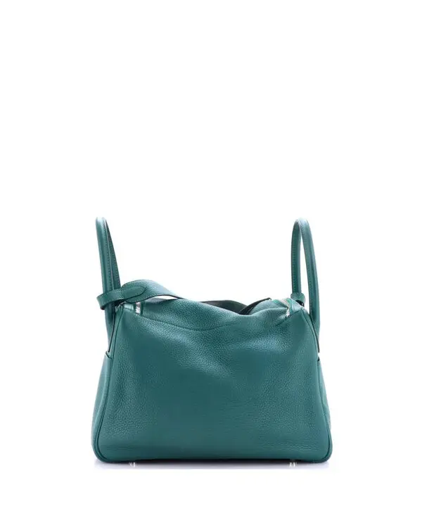 Hermès 30 Lindy Bag Clemence - Green