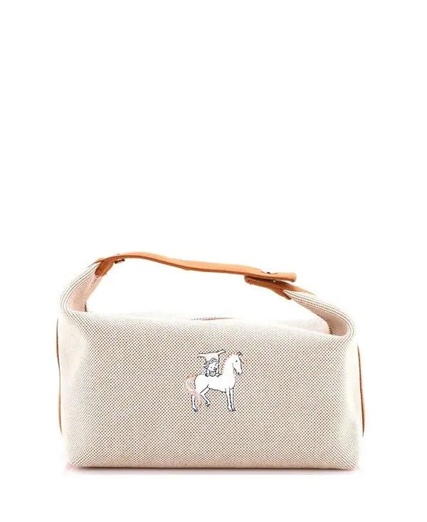 Hermès Gm Bride-a-brac Cabriole Travel Case Toile