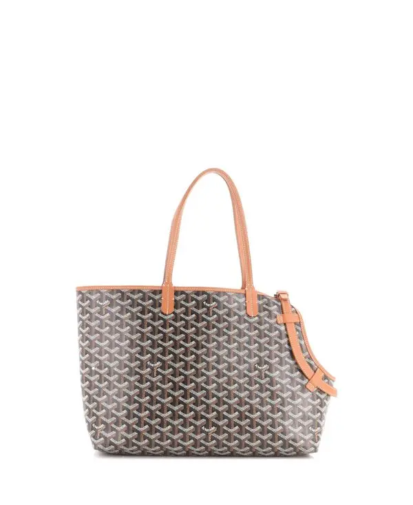 Goyard Chien Gris Pet Carrier Tote Coated Canvas - Black