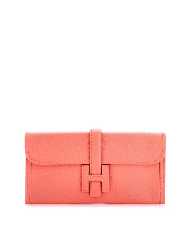 Hermès 29 Jige Elan Clutch Epsom - Pink