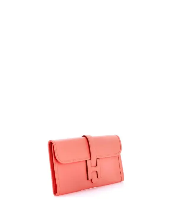 Hermès 29 Jige Elan Clutch Epsom - Pink