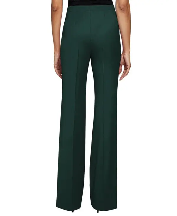 Santorelli Beth Mid-rise Flared Pant In Soft Stretch Twill