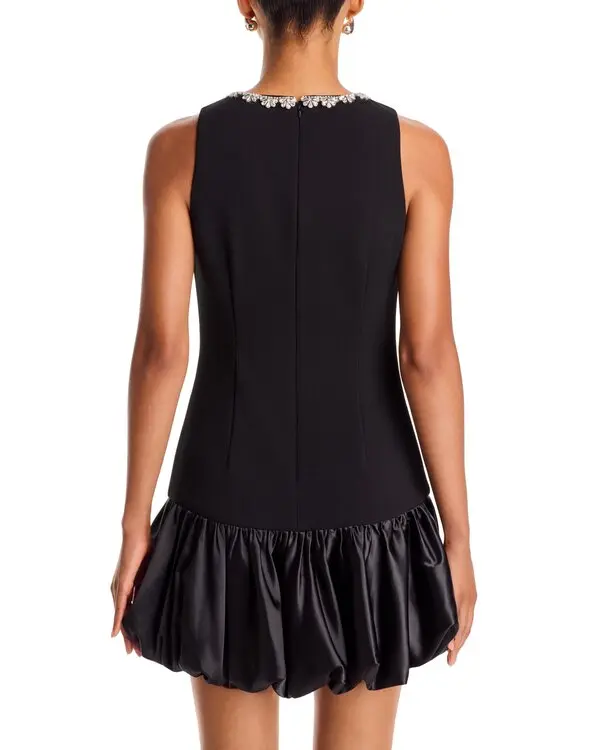 Aqua Jewel Sleeveless Bubble Mini Dress Exclusive