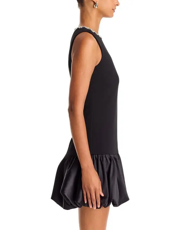Aqua Jewel Sleeveless Bubble Mini Dress Exclusive