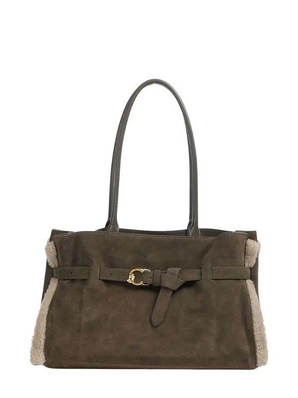 COCCINELLE Sabine Soft Suede Tote Bag