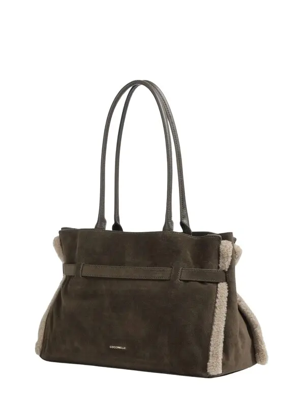 COCCINELLE Sabine Soft Suede Tote Bag