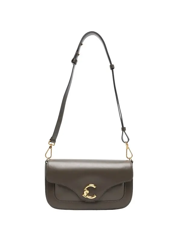 COCCINELLE Logo-plaque Leather Shoulder Bag By