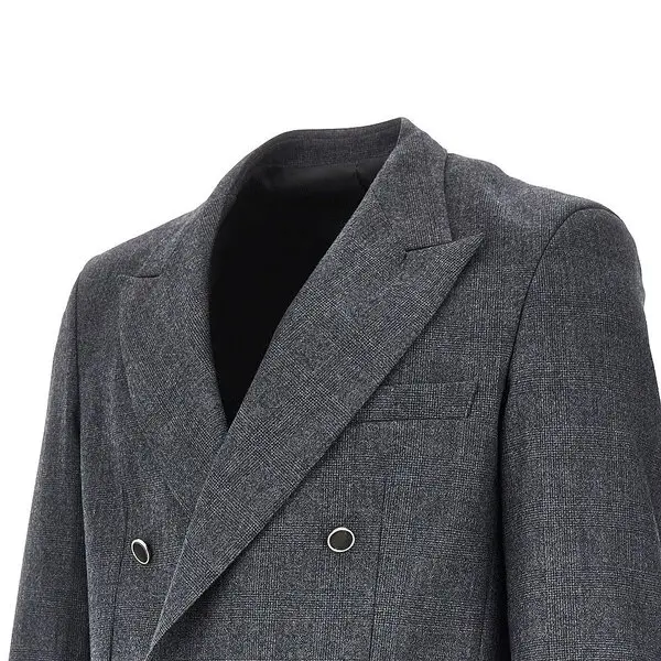 MARSEM Prince Of Wales Wool-blend Jacket