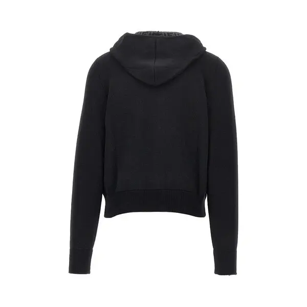Fendi Full-zip Knitted Hoodie