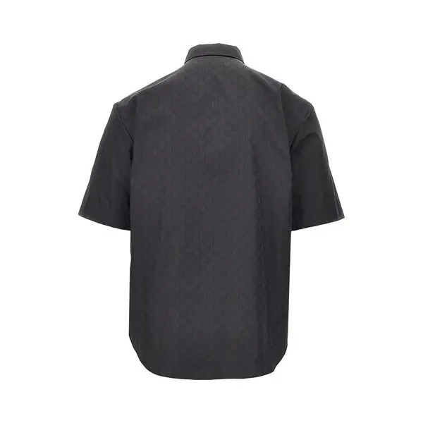 Gucci Gg Poplin Shirt With Zip Closure
