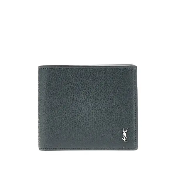 Saint Laurent Grained Leather Bi-fold Wallet