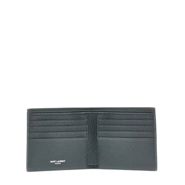 Saint Laurent Grained Leather Bi-fold Wallet