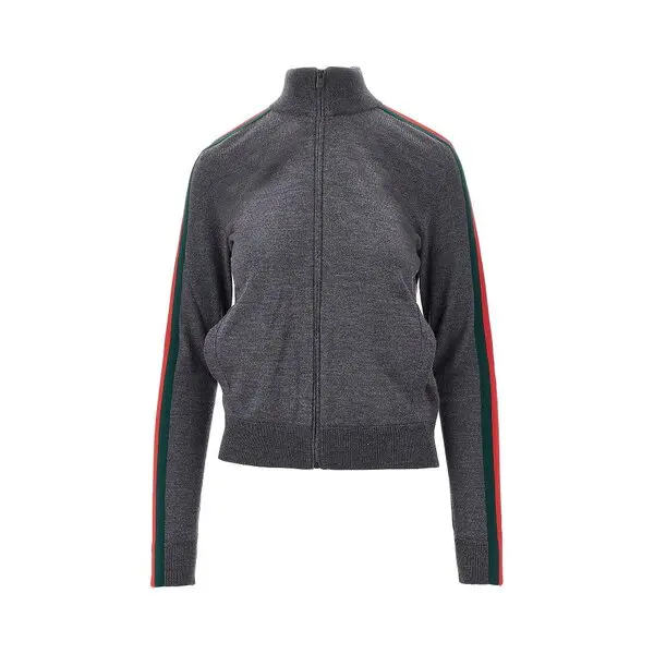 Gucci Wool Knit Full-zip Jacket Woan