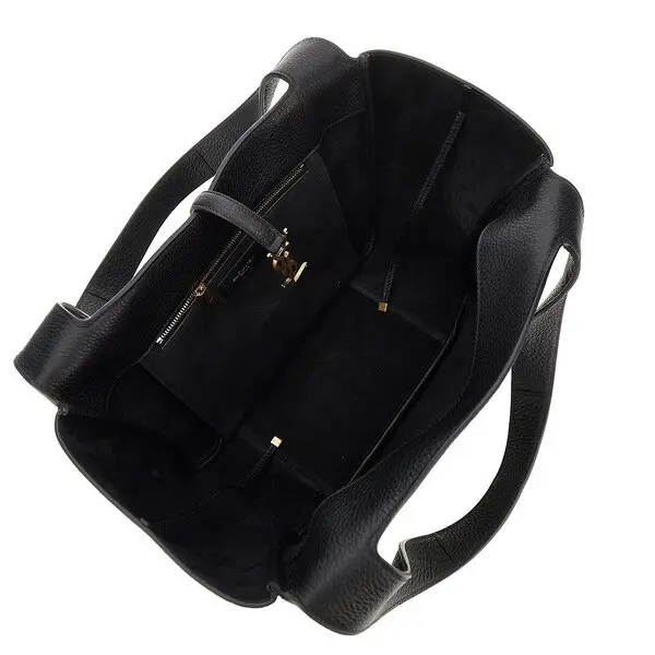 Saint Laurent Grained Leather Small 'le 5 À 7' Bag - Black