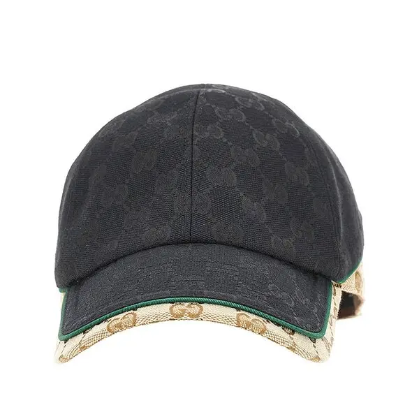 Gucci Gg Canva Baeball Cap - Black