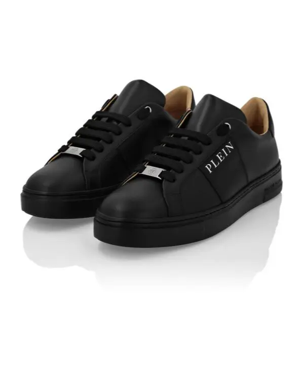 Philipp Plein Logo-print Nappa Leather Sneakers