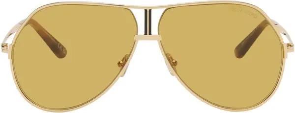 TOM FORD Rickie-02 Aviator Frame Sunglasses - Green