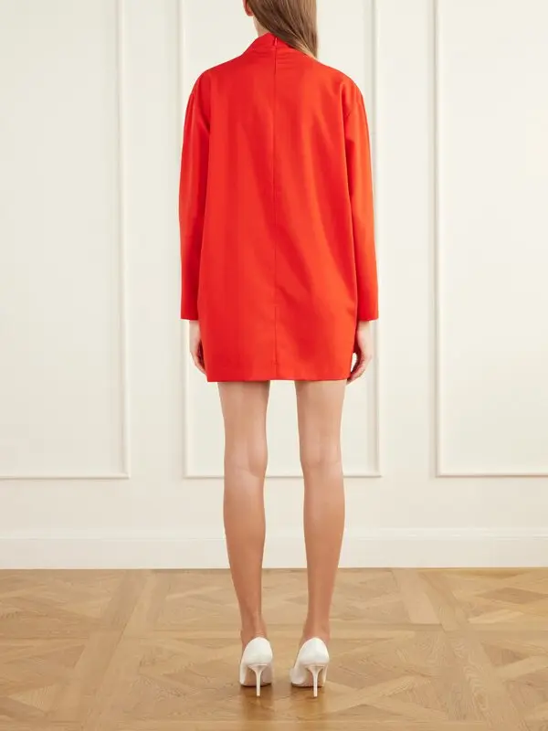 WILLY CHAVARRIA Mercedes Wool Mini Dress