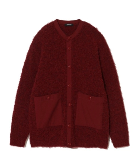 Undercover Round-neck Patch-pocket Cardigan