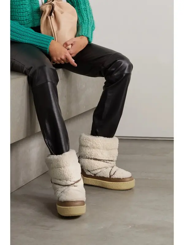 Isabel Marant Étoile Soft Shearling Ankle Boots