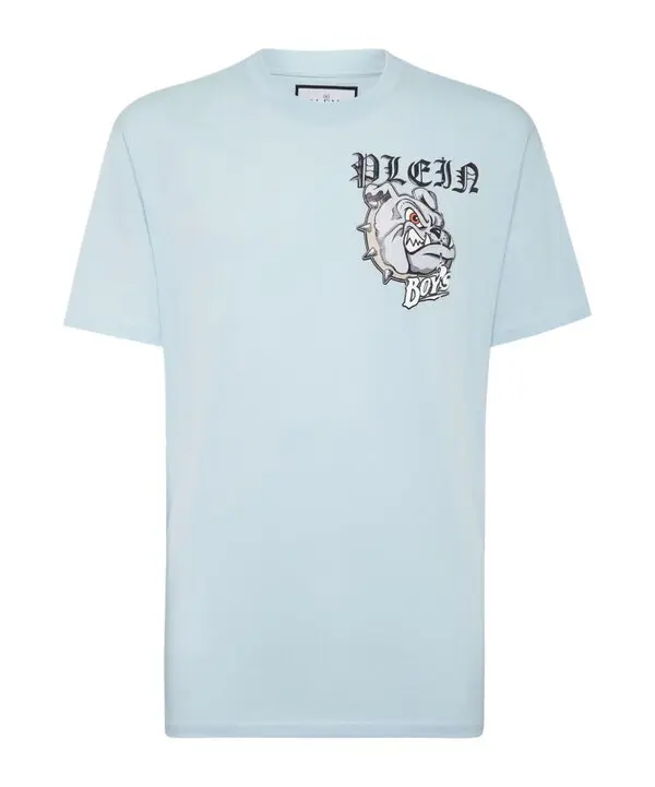 Philipp Plein Bulldogs Cotton T-shirt