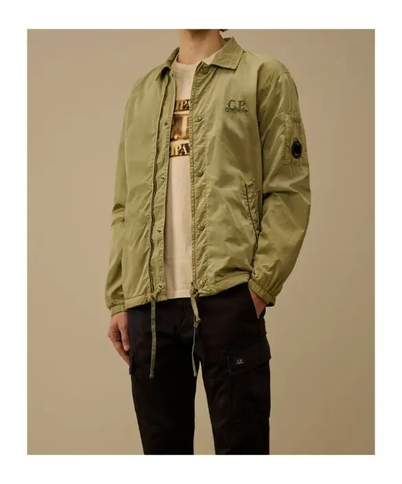 C.P. COMPANY Logo-embroidered Shirt Jacket