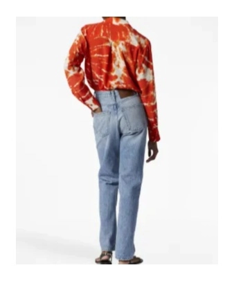 Equipment Tie-dye Silk Shirt