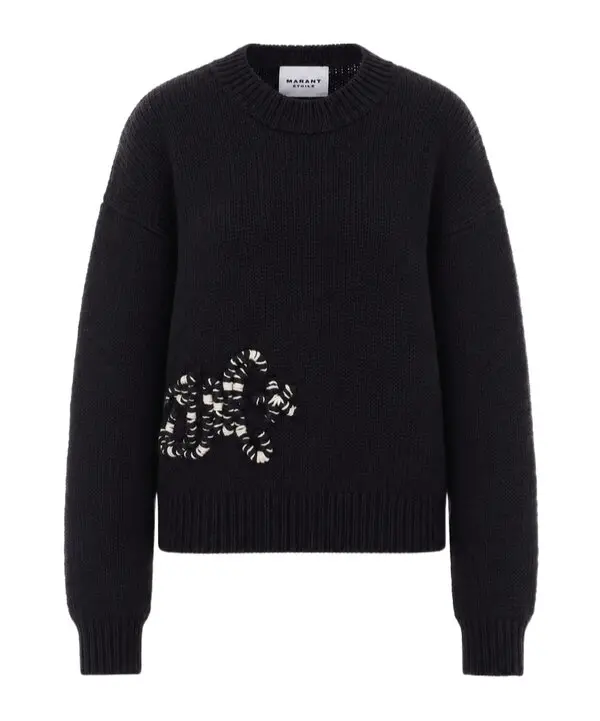 Isabel Marant Étoile Embroidered Crewneck Sweater