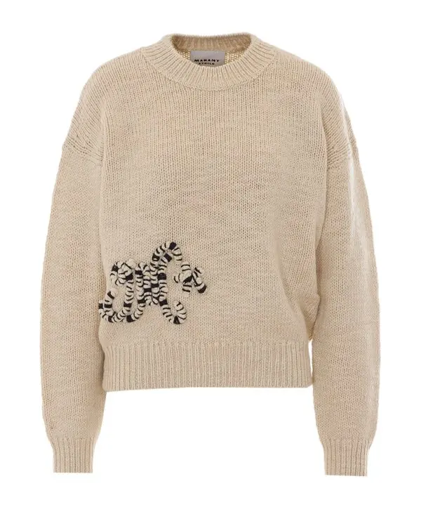 Isabel Marant Étoile Embroidered Crewneck Sweater