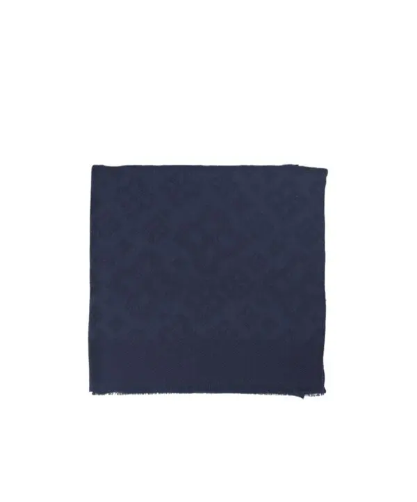Tagliatore Worn-out Scarf - Navy Blue
