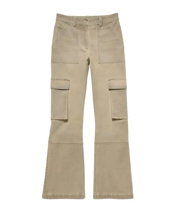 Acne Studios Flared-leg Cargo Trousers