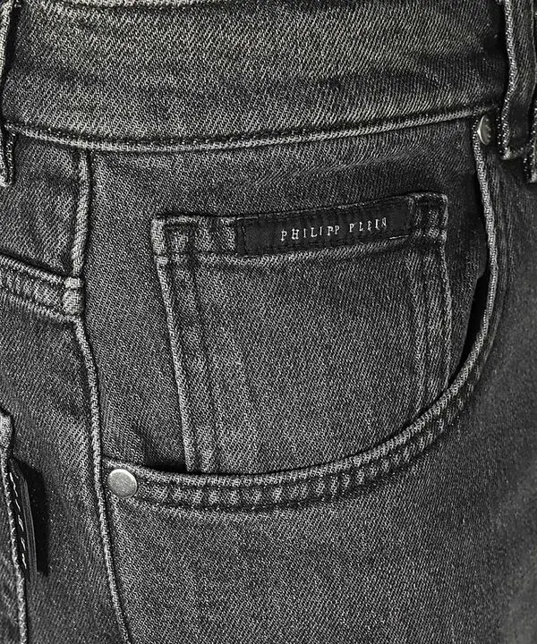Philipp Plein Formentera Low-rise Denim Shorts
