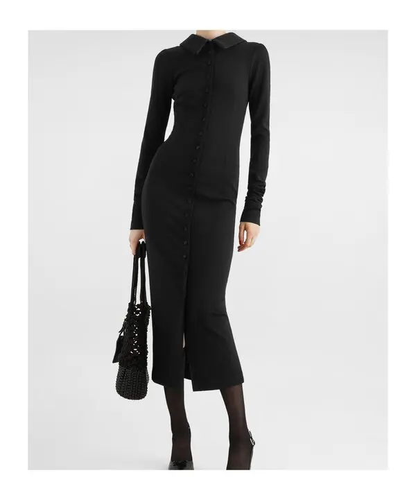 Dolce & Gabbana Wool Jersey Dress