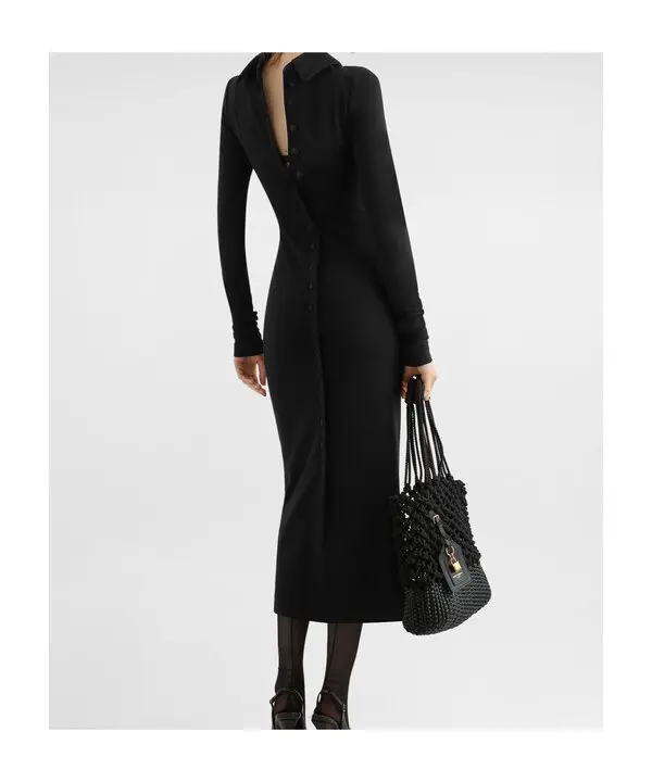 Dolce & Gabbana Wool Jersey Dress