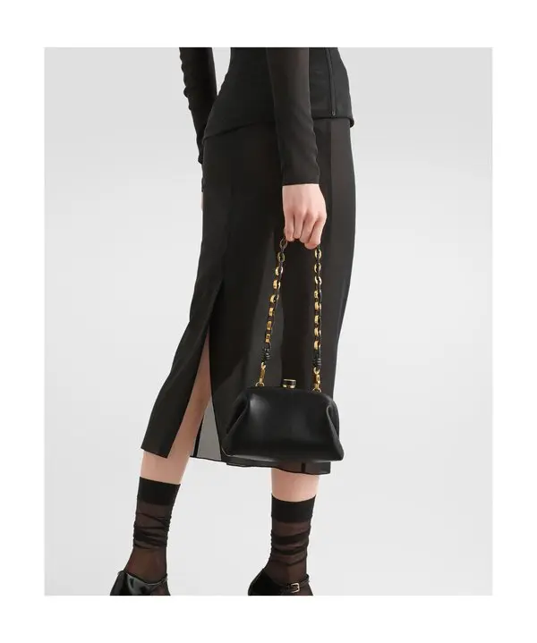 Dolce & Gabbana Mini Grandma Handbag In Plongé Nappa Leather