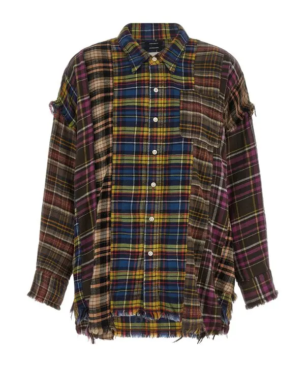 R13 Patchwork Shirt - Multicolor